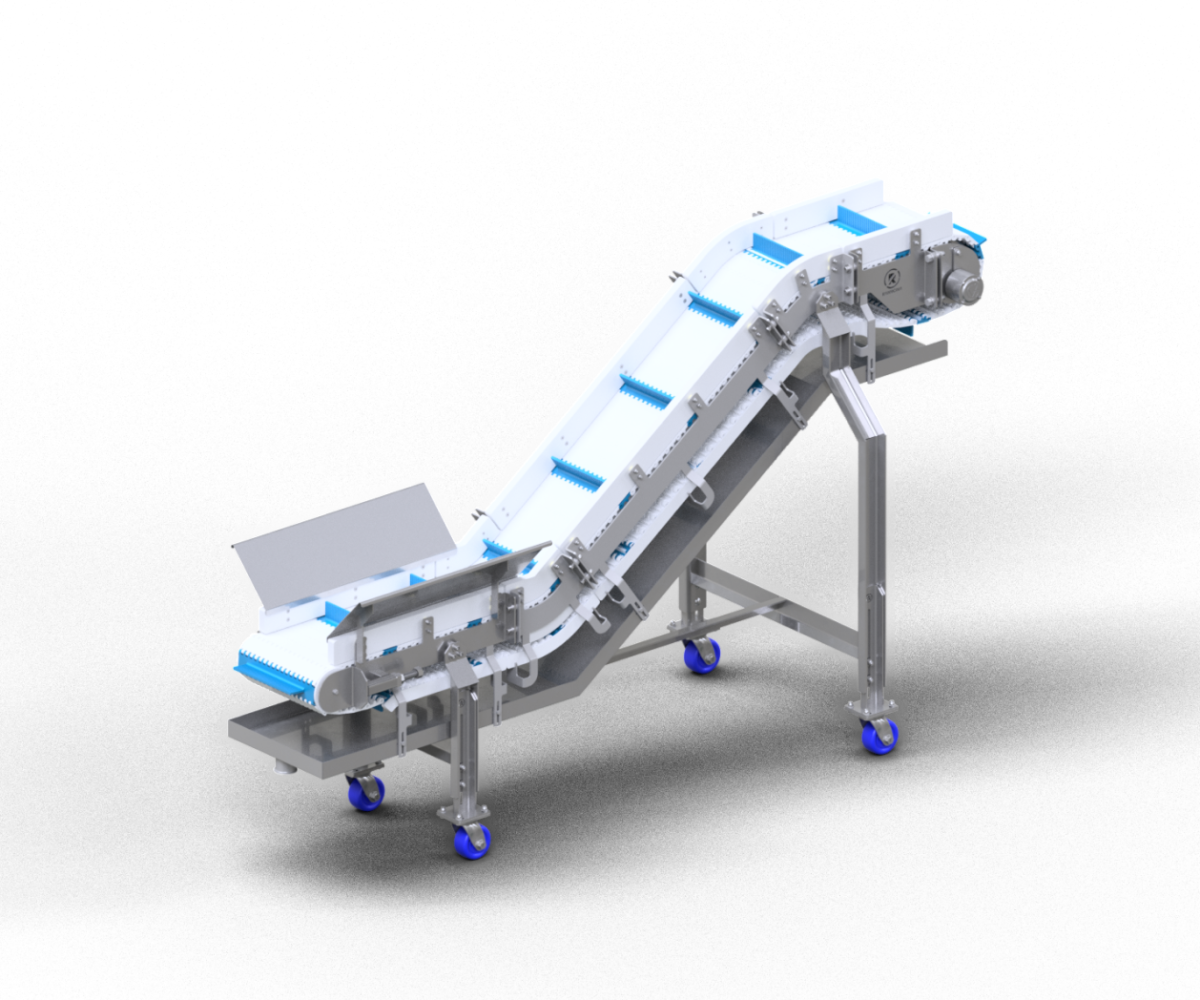 Caster-Mounted Incline Conveyors – Ramco Solutions
